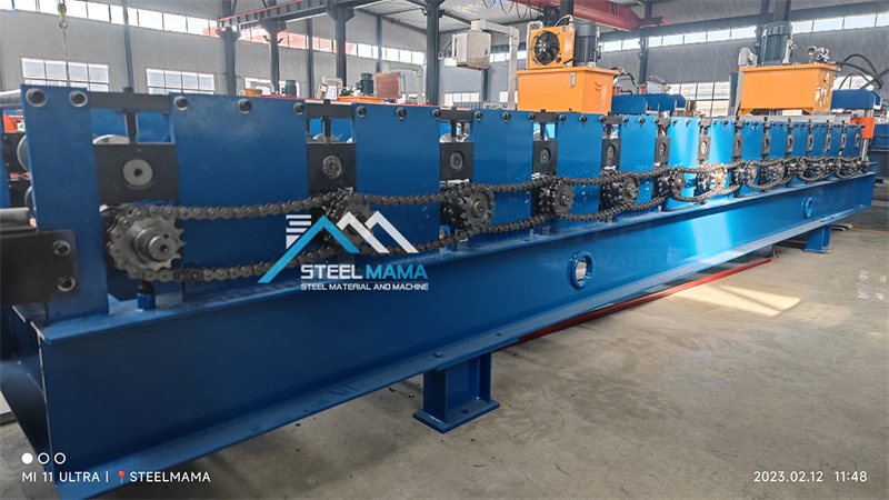 Metal Roofing Sheet Panel 625 Trapezoidal Ridge Cap Roll Forming ...