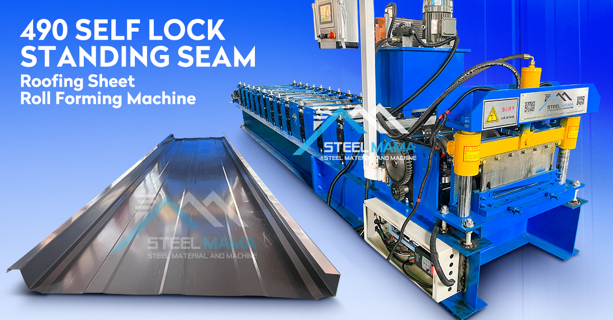 Steelmama(Whatsapp:+86 17761555057)standing seam roll Forming Machine ...