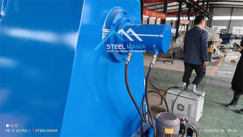 Full Automatic Steel Coil Automated Decoiling Hydraulic 7 Ton Uncoiler ...