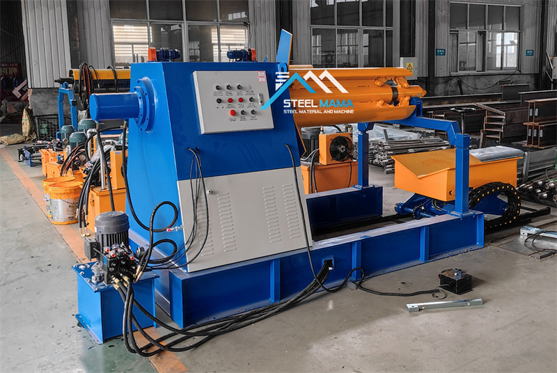 Full Automatic Steel Coil Automated Decoiling Hydraulic 7 Ton Uncoiler ...