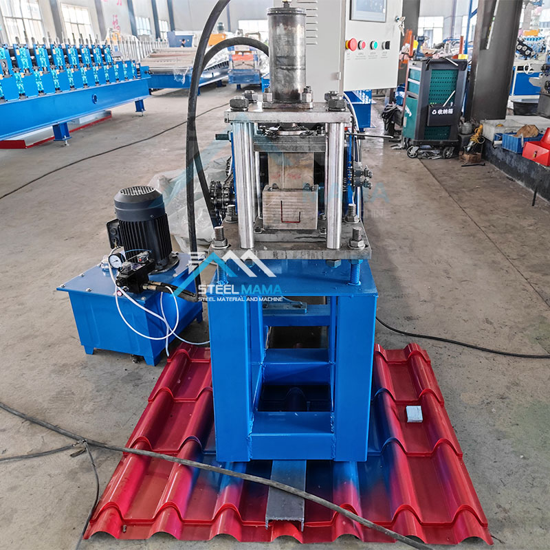 High Performance Construction Profile U Purlin Steel Forming Machine Automatic Steel Frame U ...