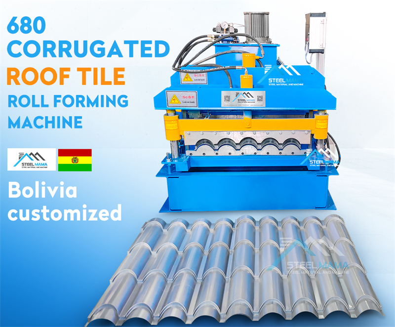 Bolivia Popular 680 Metal Roofing Galvanized Corrugated Steel Sheet ...